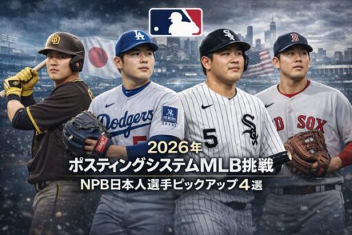 2026年 ポスティングシステムMLB挑戦｜NPB日本人選手ピックアップ4選｜注目選手の実力と成績
